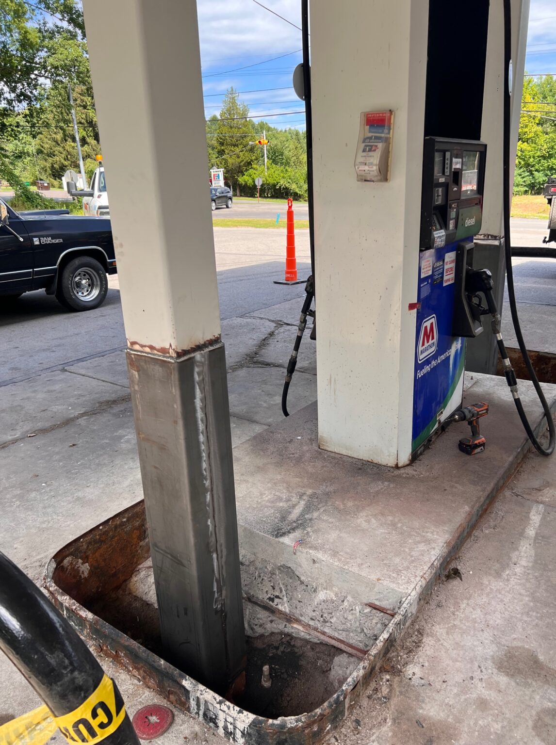 Gas Station Canopy Repair & Installation in Ohio | Caldwell Signage ...