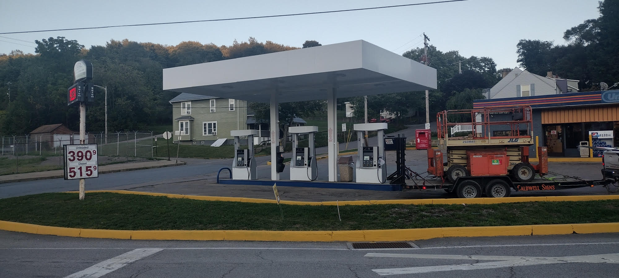 Gas Station Canopy Repair & C-Store Sign Installation | Caldwell ...